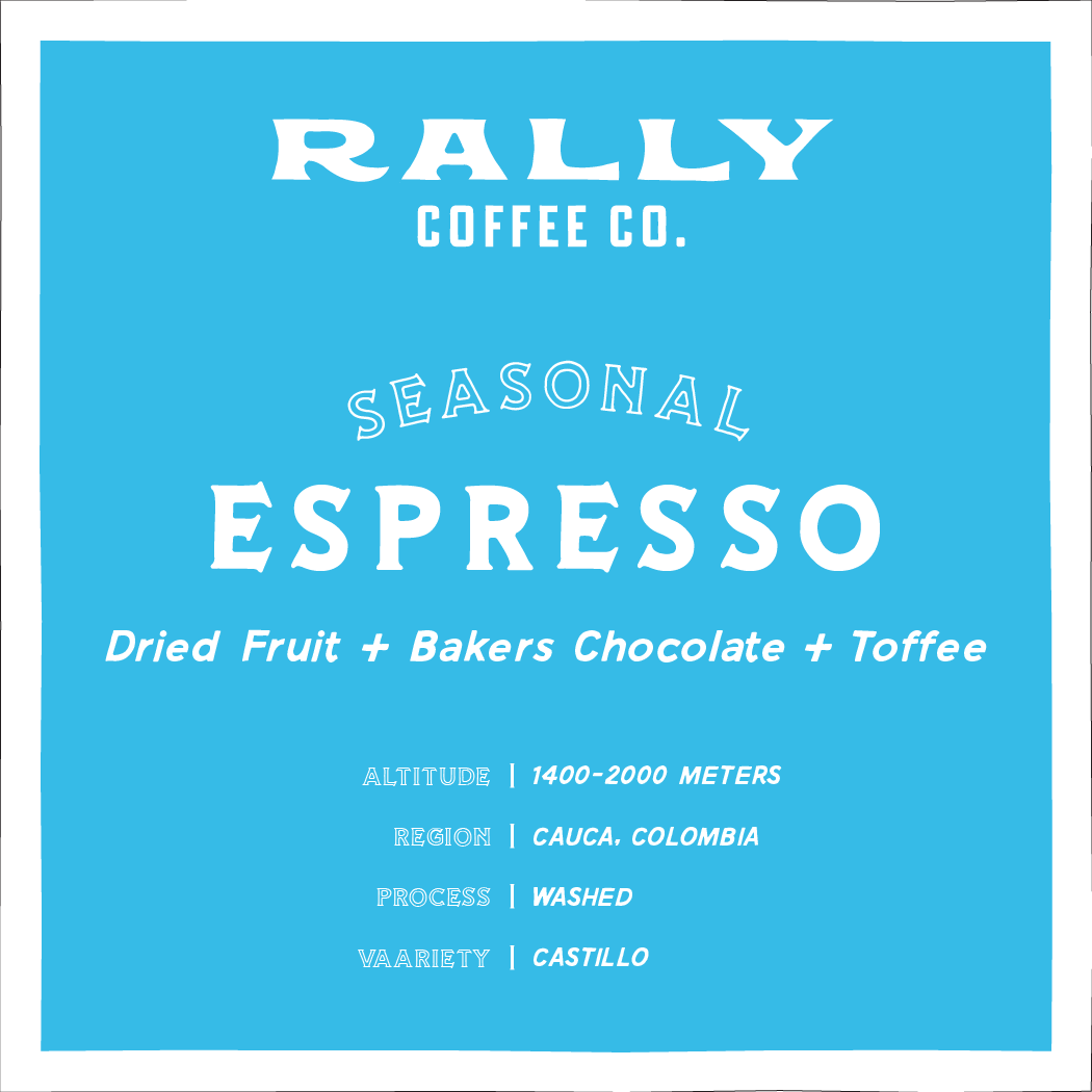 Rally Coffee Co's Colombia — Seasonal Espresso – Rally Coffee Co.